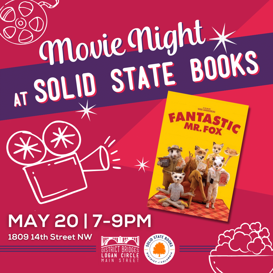 Movie Night at Solid State Books - Fantastic Mr. Fox - District Bridges