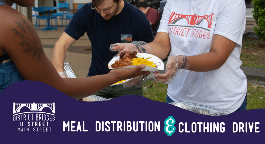 Meal Distribution & Clothing Drive on U Street - District Bridges