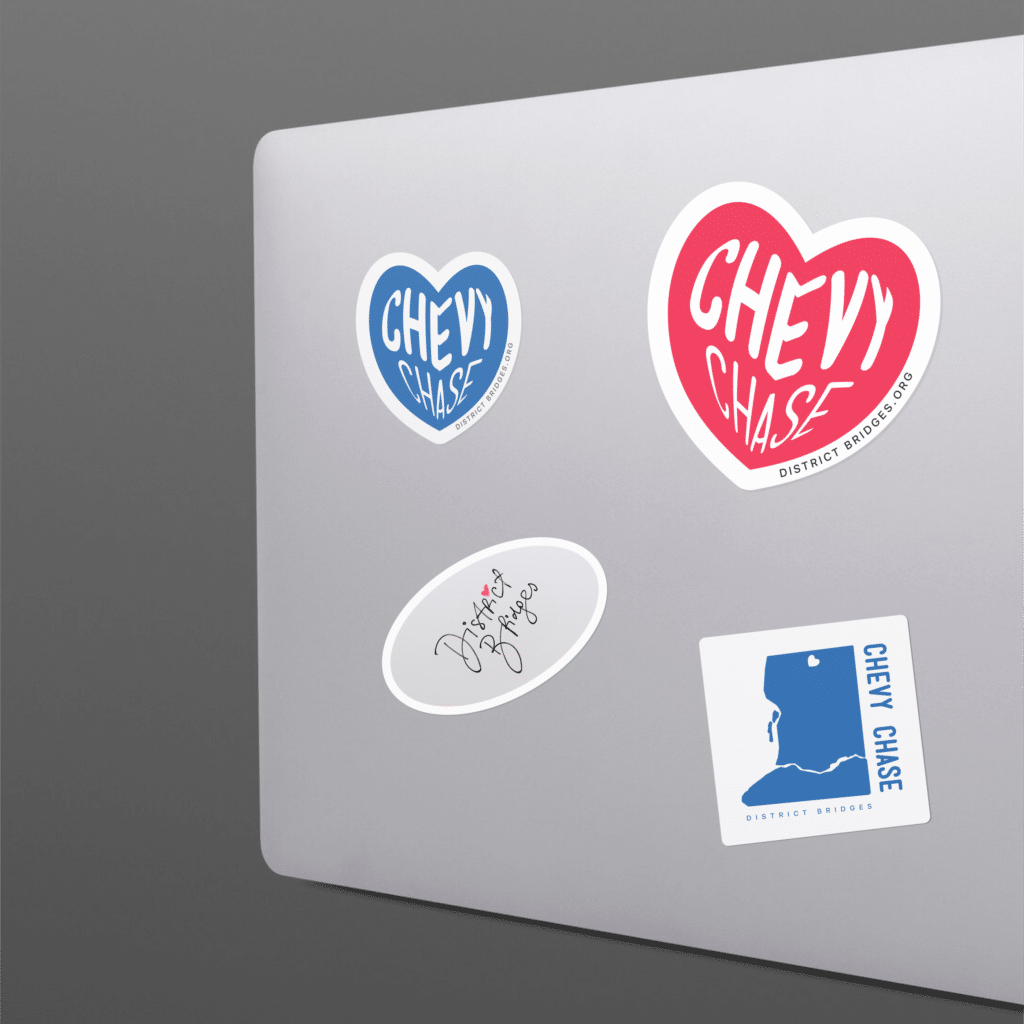 Chevy Chase Sticker Pack - District Bridges