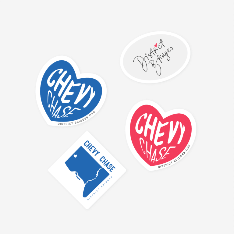Chevy Chase Sticker Pack - District Bridges